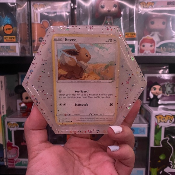 Pokemon | Art | Pokmon Card Coaster Eevee | Poshmark